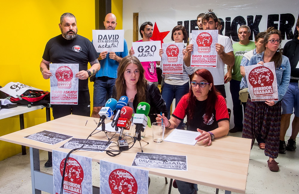 Movilizaciones para pedir la puesta en libertad de David Rincón y el ...