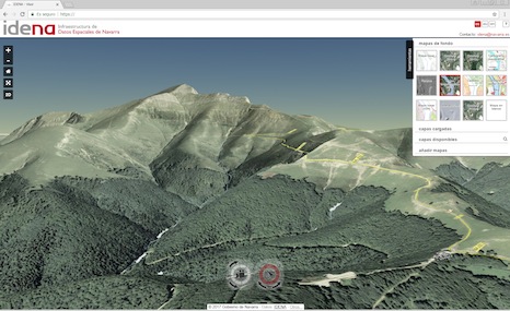 El SITNA permite ver en tres dimensiones mapas e imágenes del ...