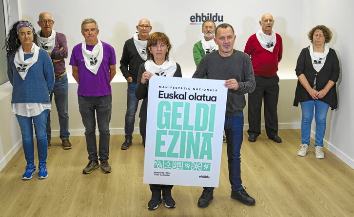 Familiares de presos vascos se suman a la manifestación de EH Bildu en Bilbo | Euskal Herria ...