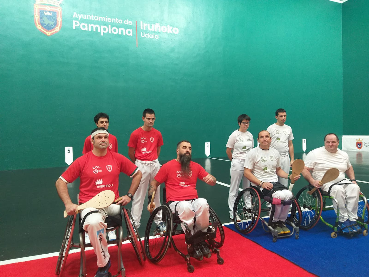 El frontón Labrit de Iruñea, capital este domingo de la pelota adaptada ...