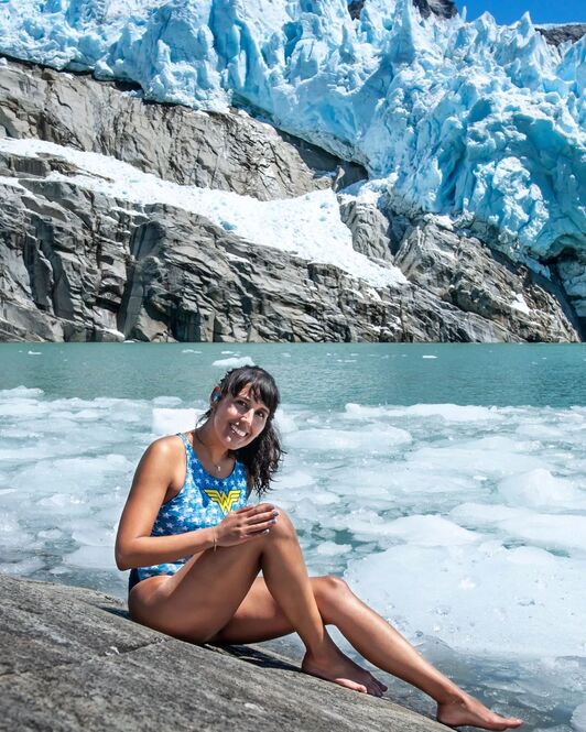 Nadar una milla en agua helada como grito de protección del mar y la Antártida | Mundo | Naiz