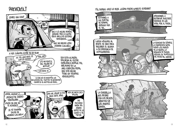 ‘No Sleep Till Shengal’, de Zerocalcare, disponible también en castellano | Cultura | Naiz