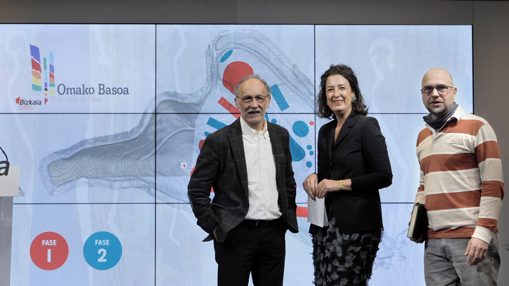 Omako Basoa margotzeko azken fasean sartu da eta urrian jendearentzat irekiko da | Kultura | Naiz