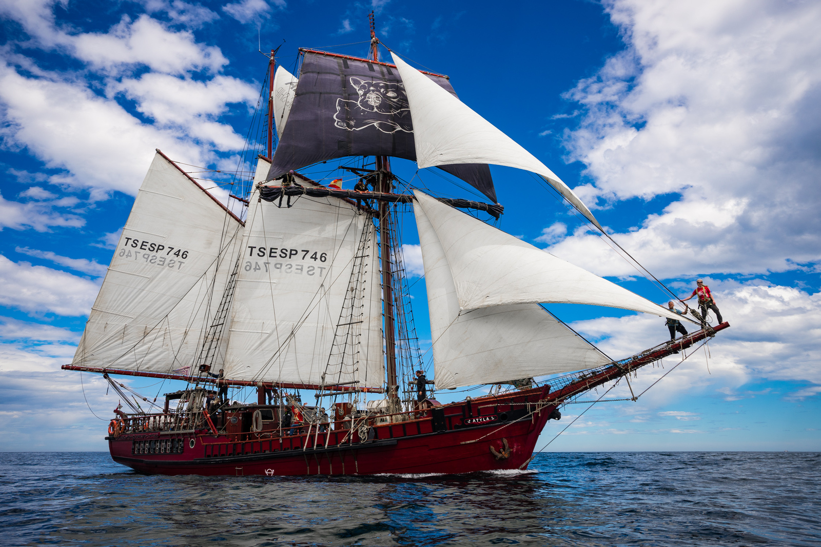 La goleta Atyla, con base en Itsasmuseum, ha sido declarada embarcación ...
