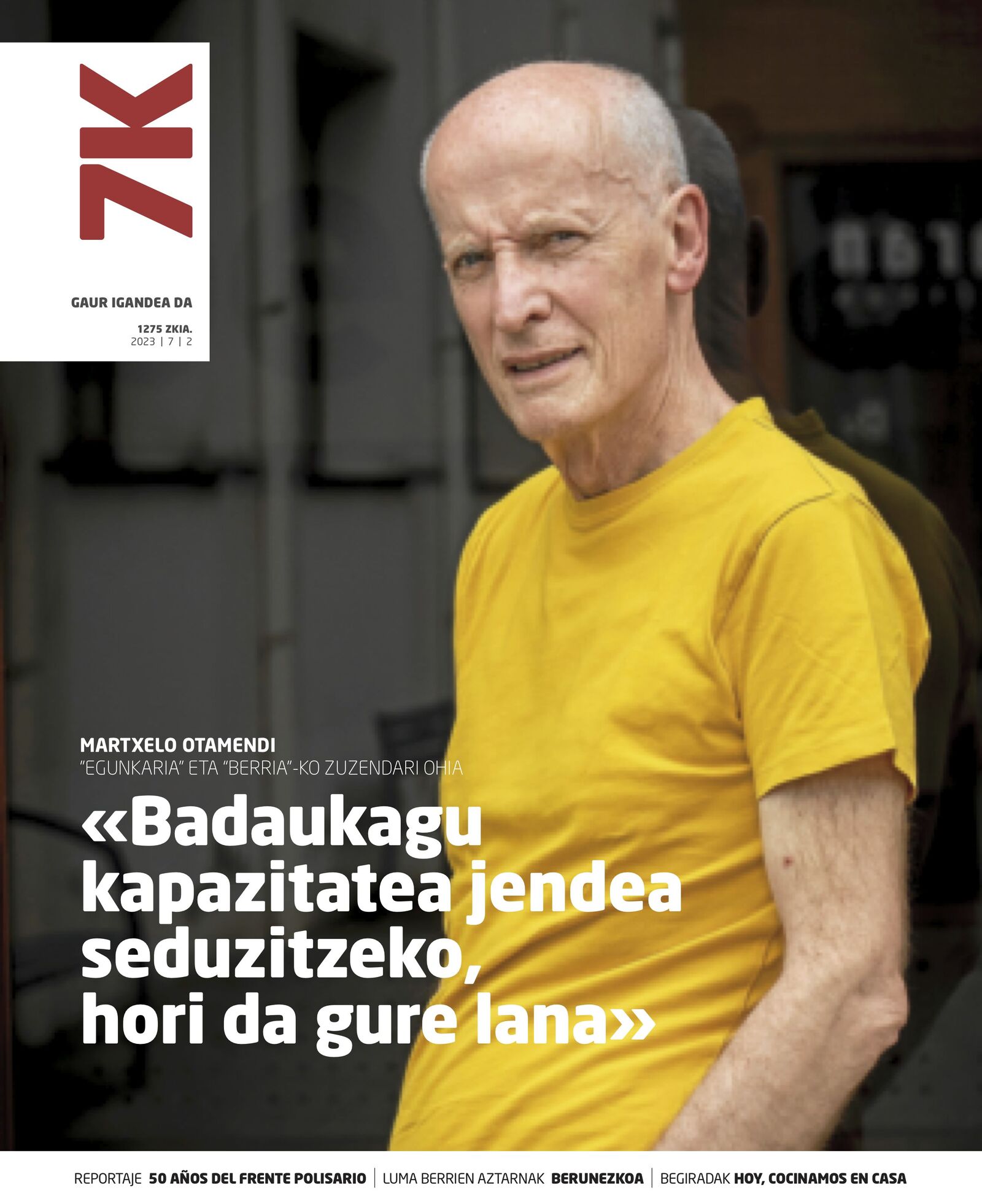 7K llega a los kioscos con nuevo diseño | Basque Country | Naiz