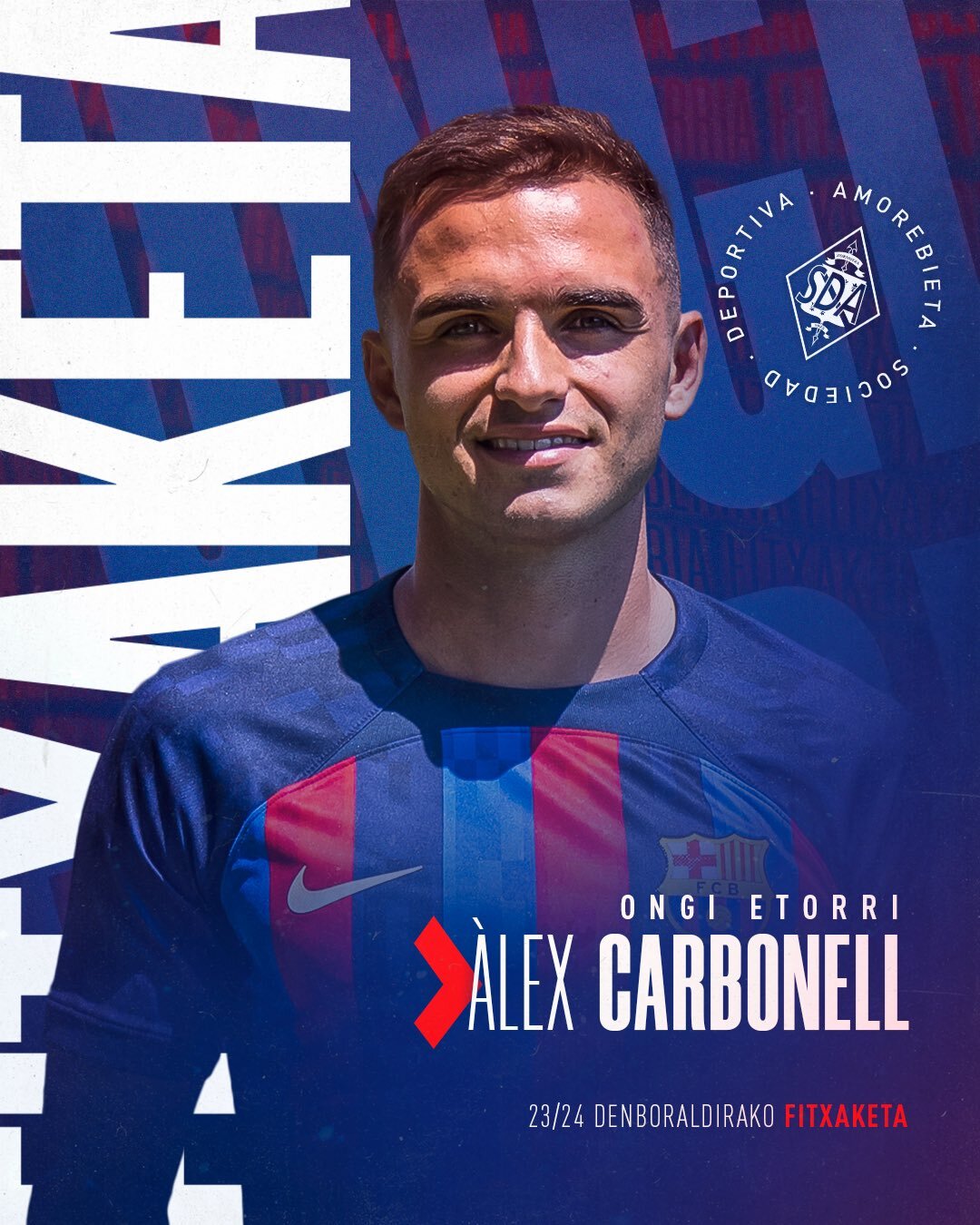 El Amorebieta anuncia el fichaje de Alex Carbonell y la baja de Gorka ...