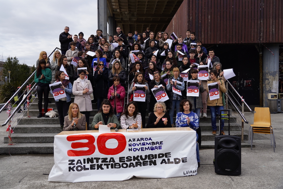 Greba Feminista Orokorrarekin bat egiteko deia luzatu dute EHUko ikasle ...
