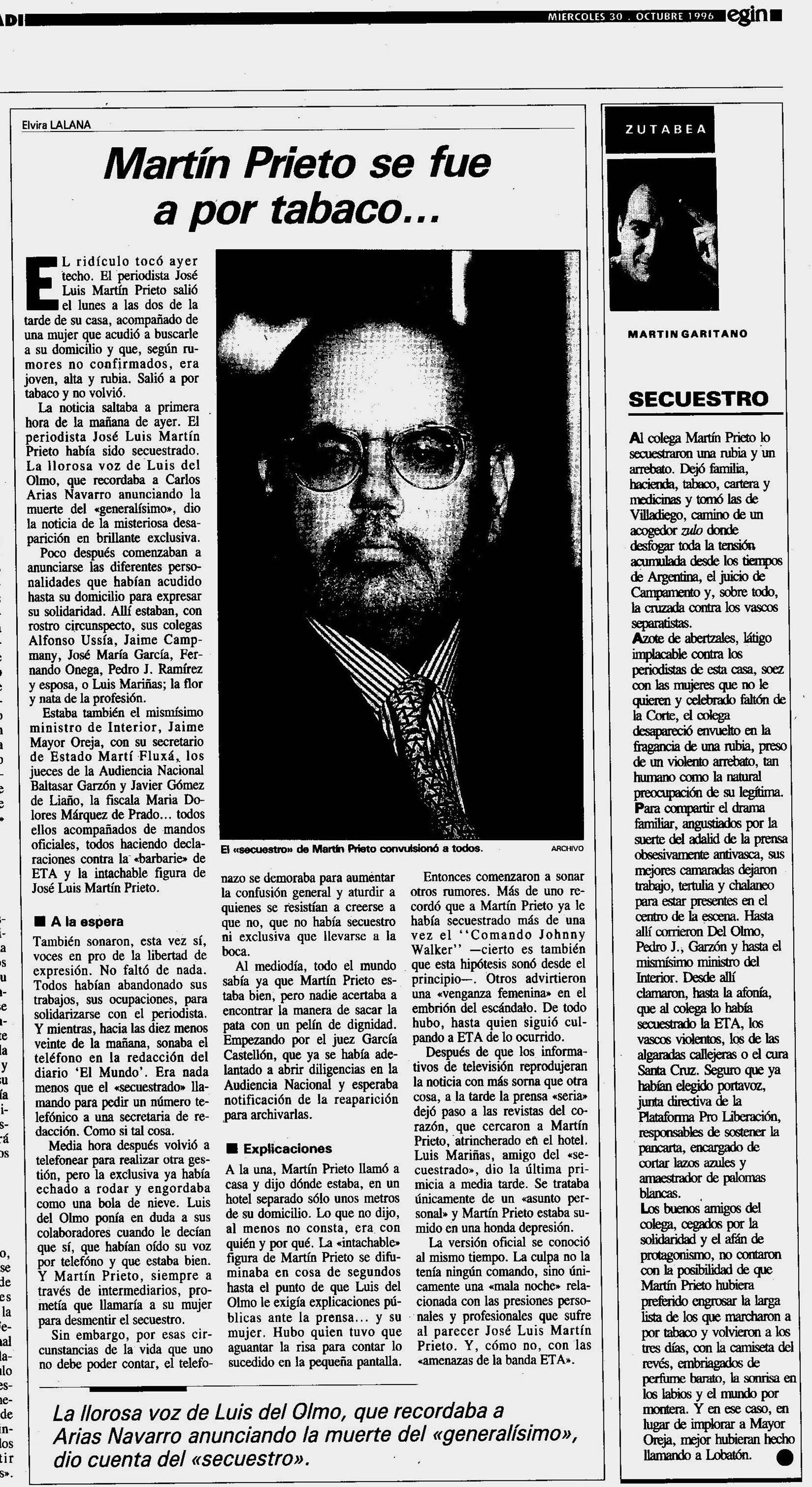 Ridículo general: Martín Prieto no estaba secuestrado, estaba de ...