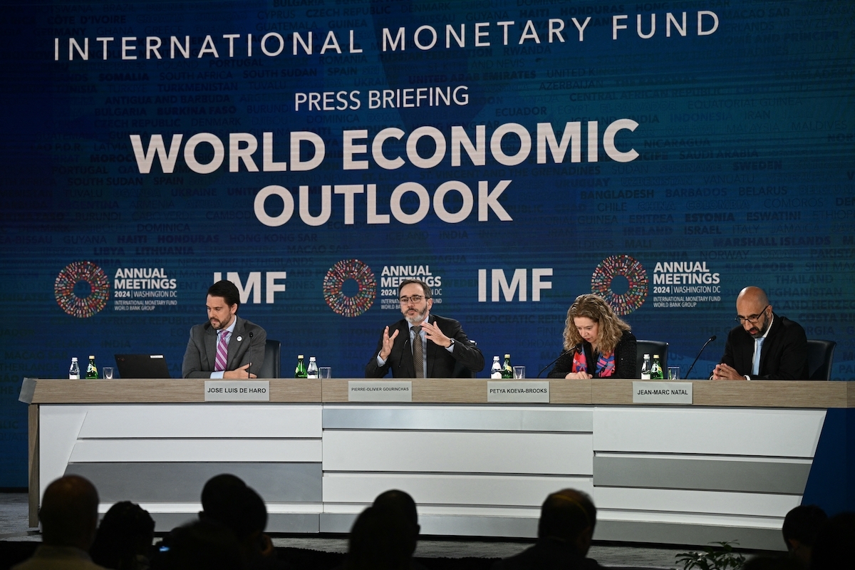 El FMI mantiene en el 3,2% su previsión de crecimiento global en 2024 y reduce la de 2025 ...