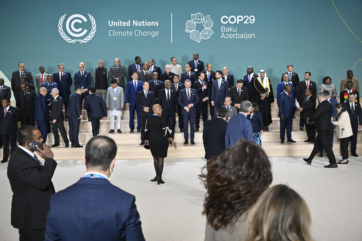 El fantasma de Trump recorre la primera semana de la COP29 | Mundo | Naiz