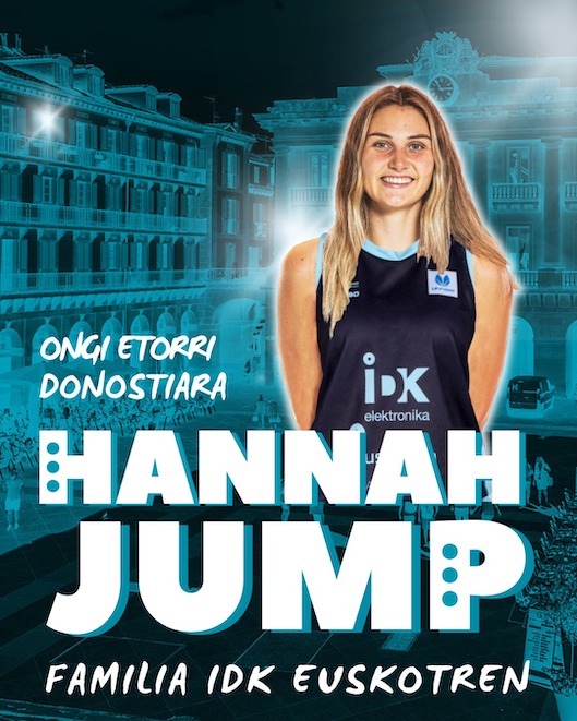 IDK Euskotren cierra su plantilla con la alero tiradora Hannah Jump ...