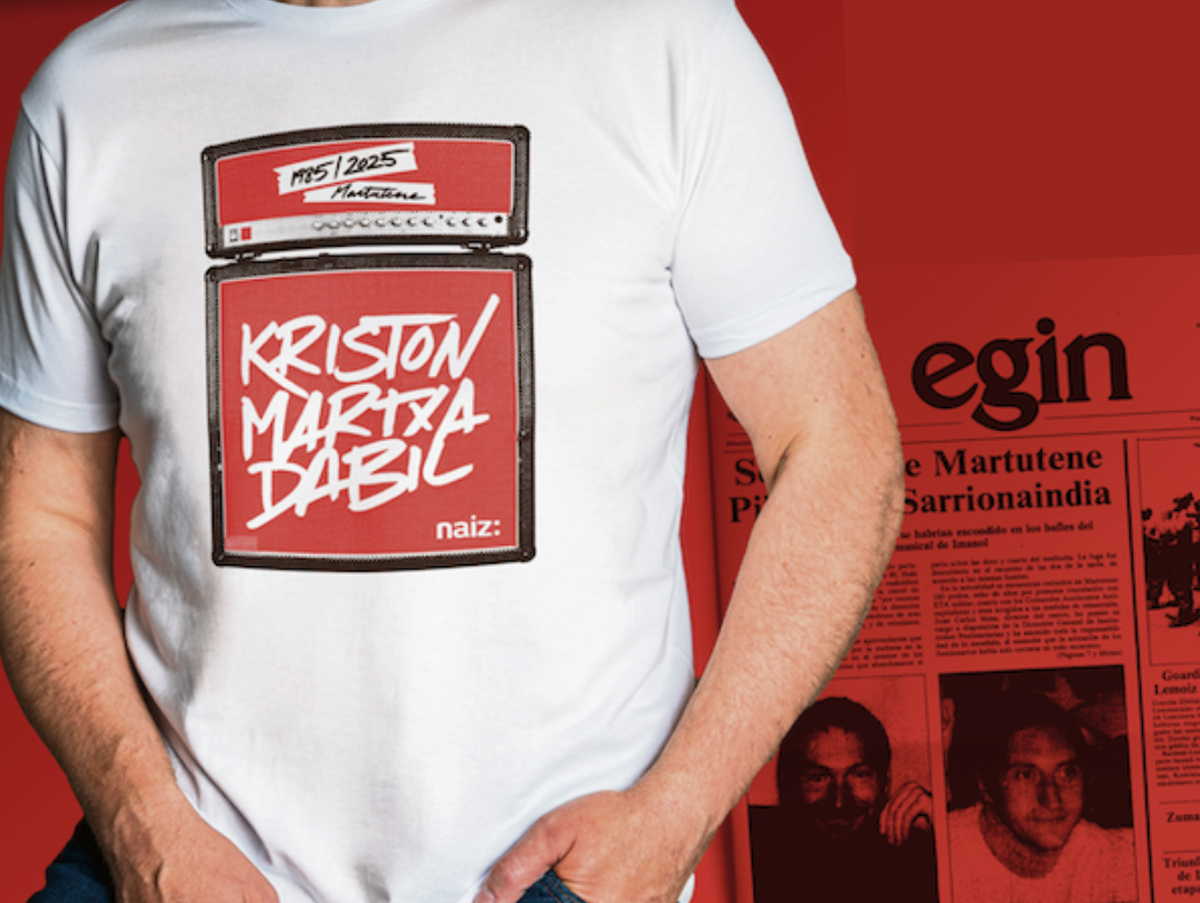 ‘Kriston martxa dabil’, camiseta que rememora la fuga más bailada ...