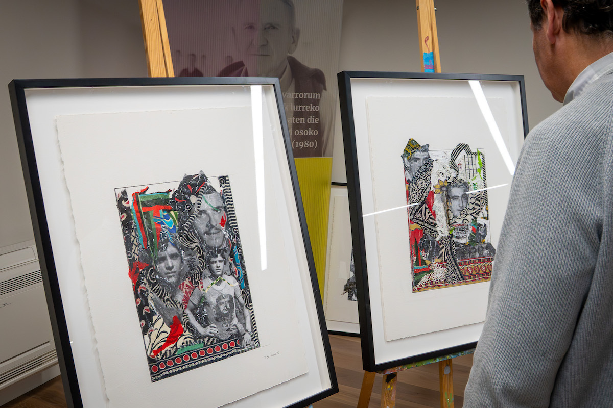 Peter Sacks artistak Txiki eta Otaegiren omenezko lanak gehitu ditu ‘Resistance’ proiektura ...